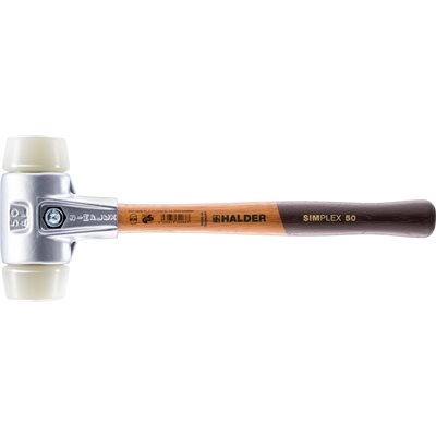 SIMPLEX MALLET - WHITE NYLON FACE - 7.58 OZ - ALUMINUM HOUSING - WOOD ...
